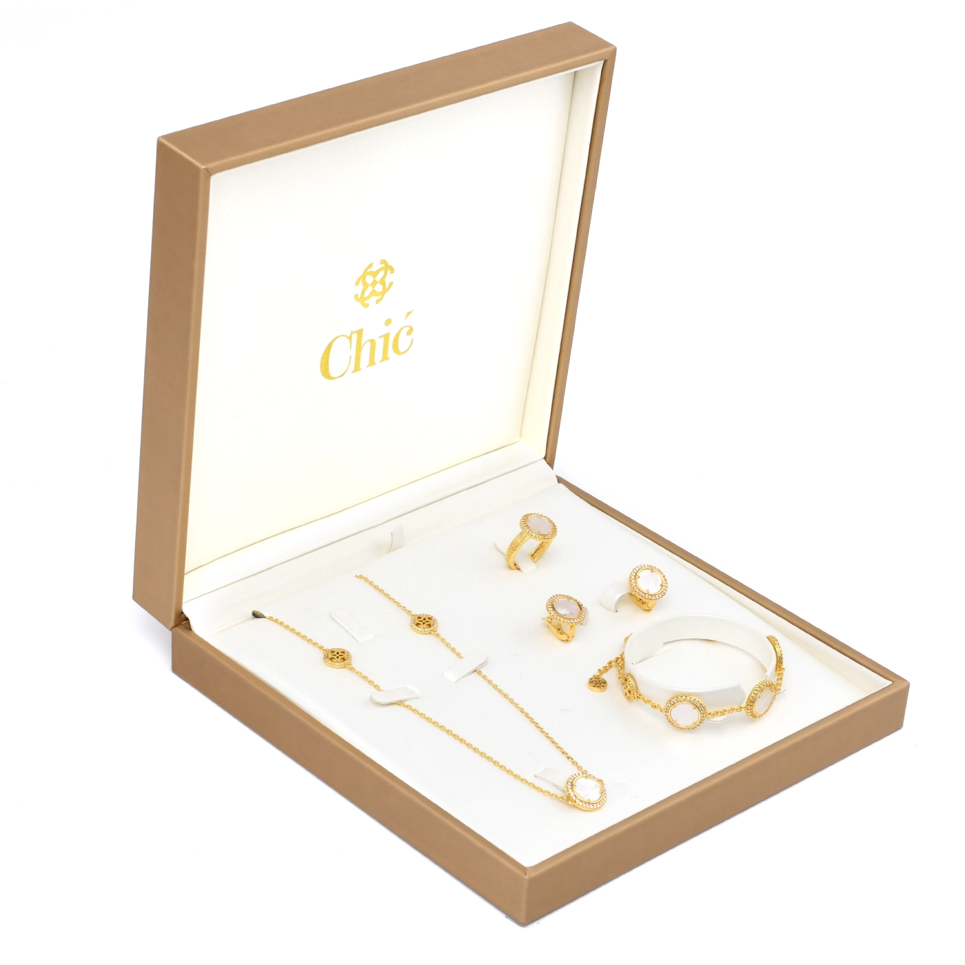 Chic MIRA Collection Gold Plated Earrings | Chic