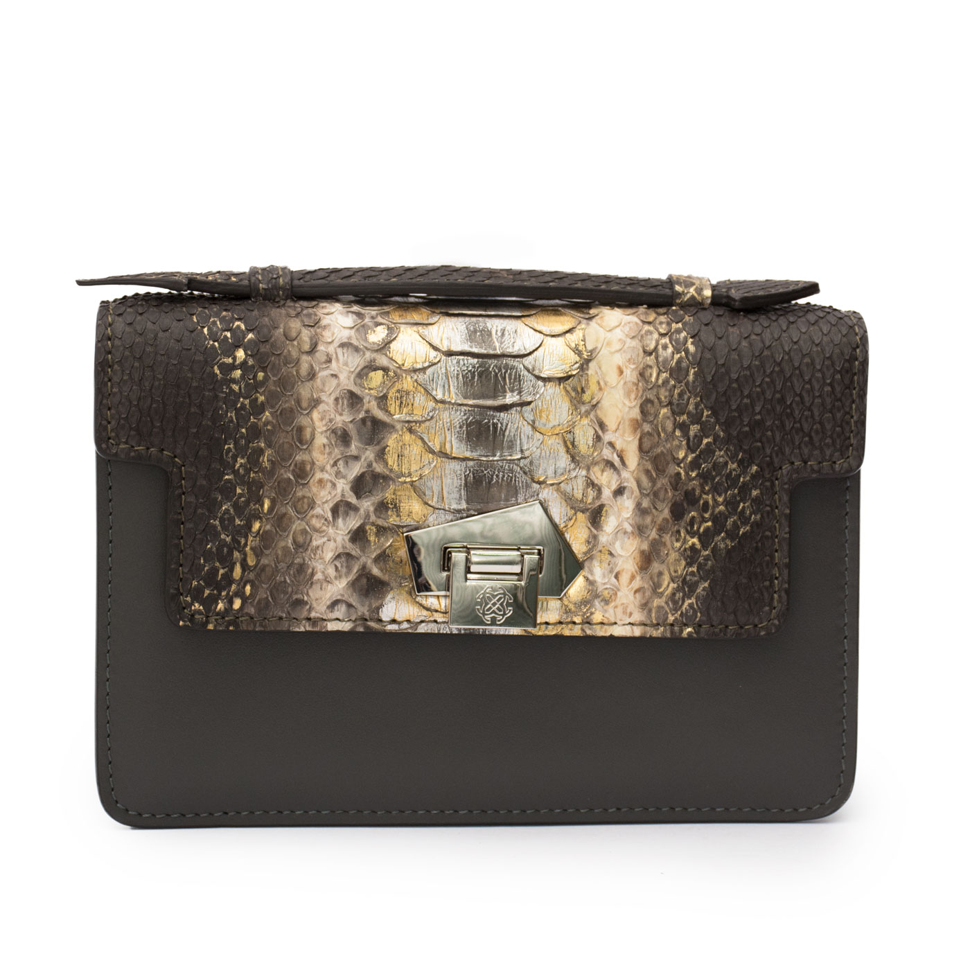 Chic Exotic Python Snake Skin Leather Slingbag | Chic